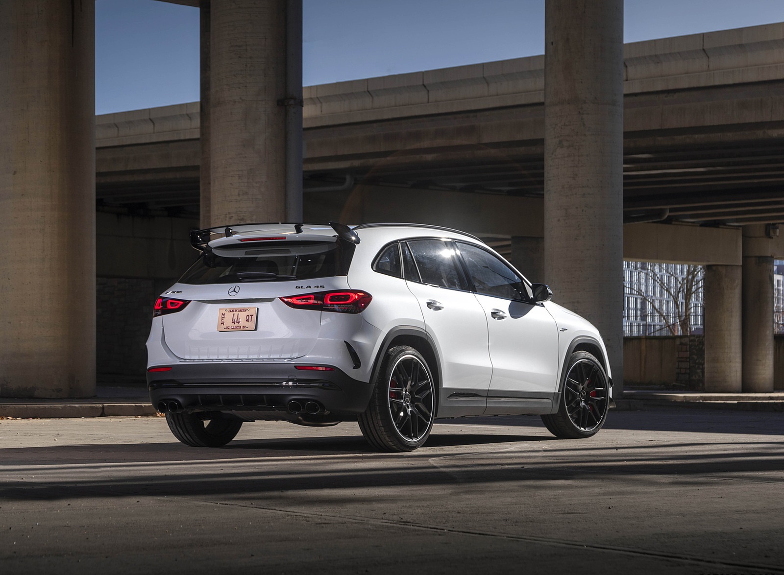2021 Mercedes AMG GLA 45 Rear Three Quarter Wallpapers 15 NewCarCars