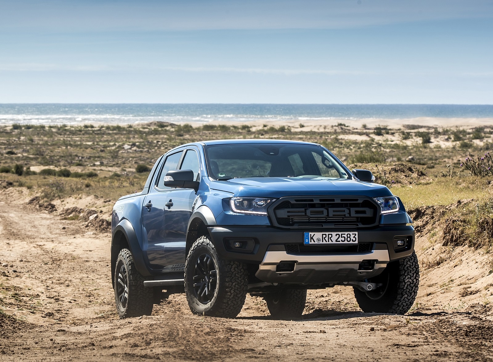 2019 Ford Ranger Raptor (Color: Performance Blue) Off-Road Wallpapers ...