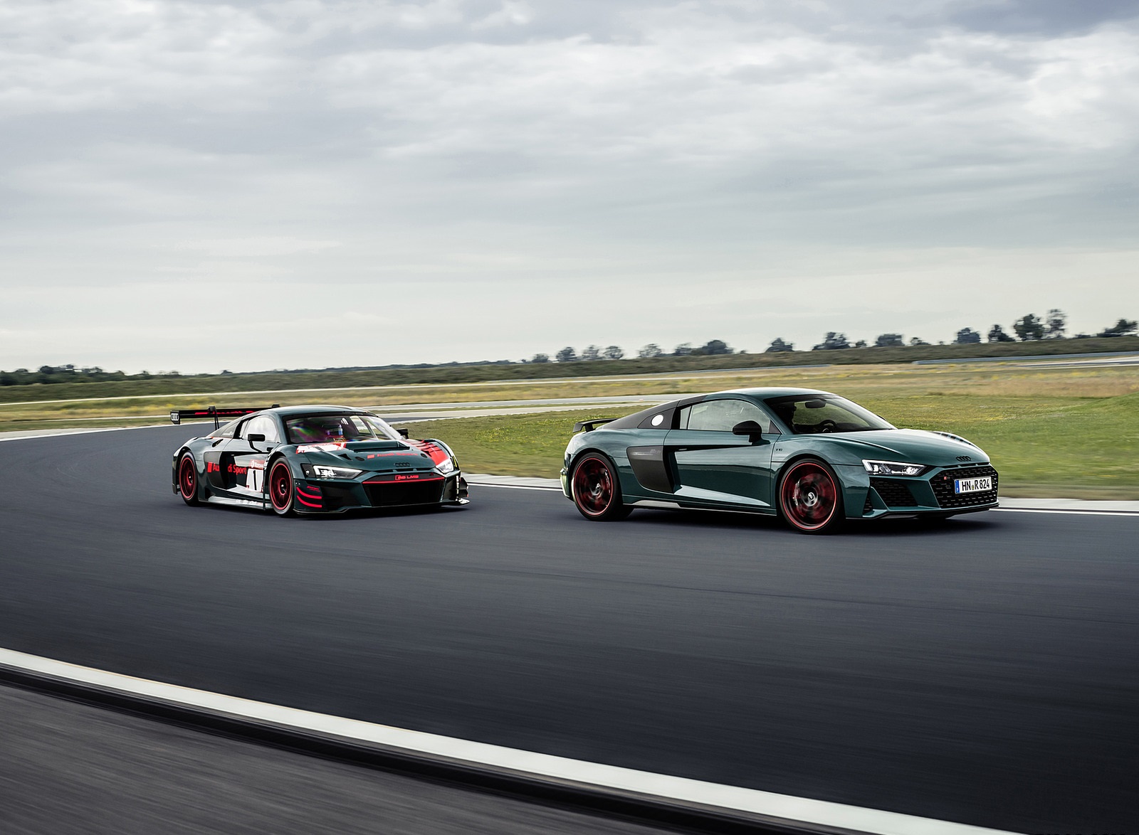 2021 Audi R8 Green Hell (Color: Tioman Green) and R8 LMS Wallpapers (12 ...