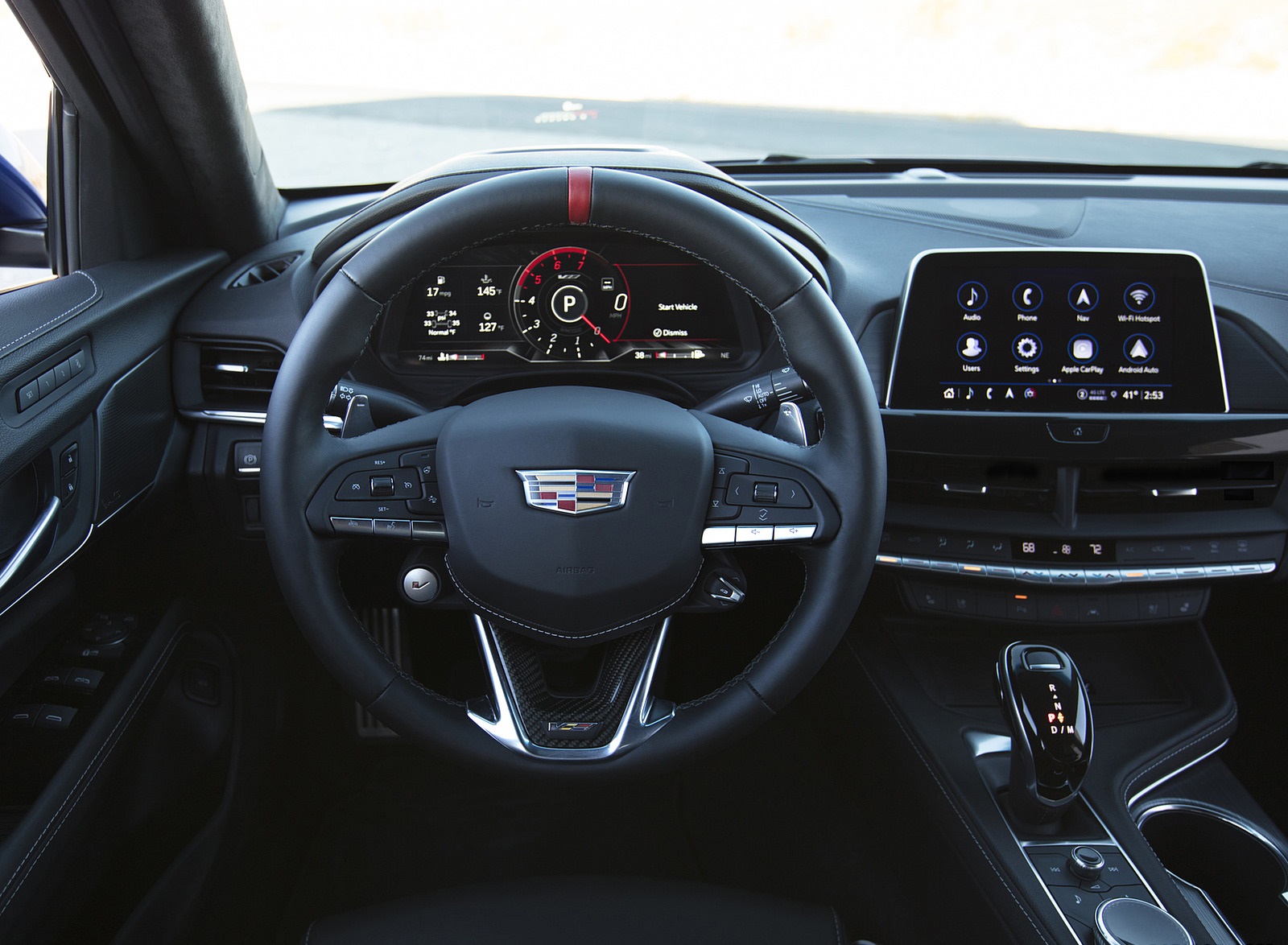 2022 Cadillac CT4-V Blackwing Interior Cockpit Wallpapers (14) - NewCarCars
