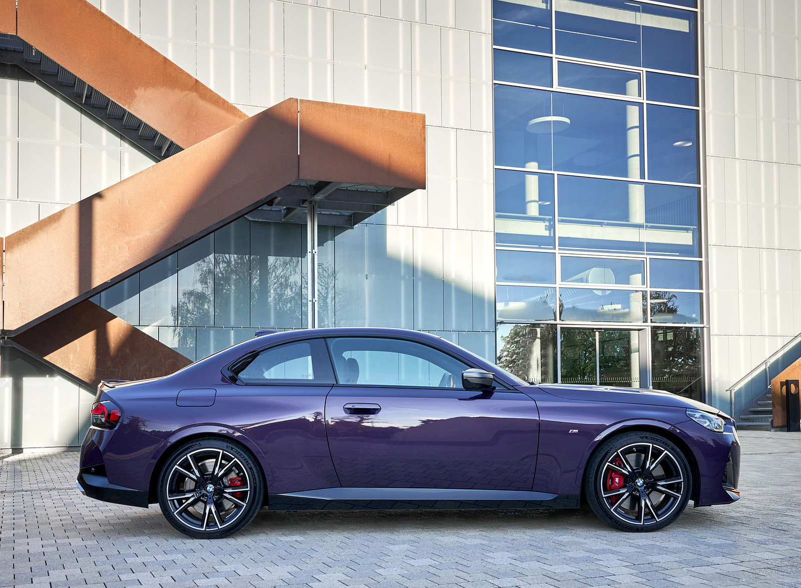 2022 BMW M240i Coupé xDrive (Color: Thundernight Metallic) Side ...